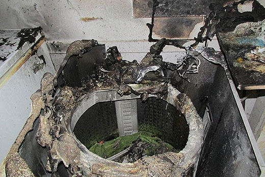 SunLive - Faulty machine catches fire - The Bay's News First