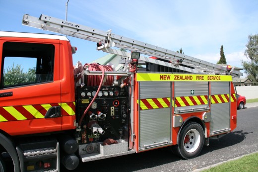 SunLive - Van on fire in workshop - The Bay's News First