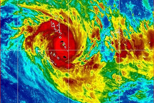 SunLive - Cyclone Pam bearing down on NZ - The Bay's News First
