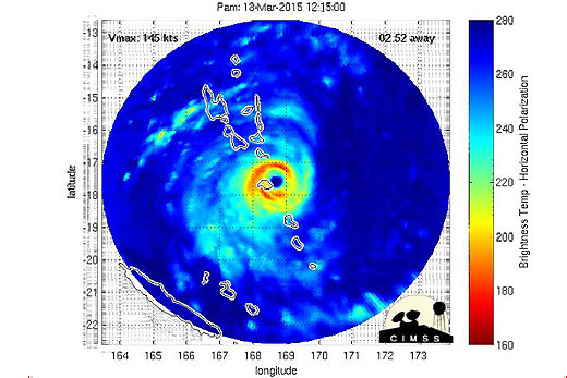 SunLive - Cyclone Pam bearing down on NZ - The Bay's News First