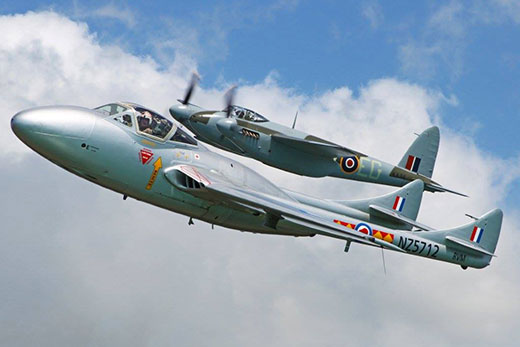 SunLive - Vampire fighter jet heads to airport - The Bay's News First