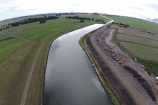 SunLive - Floodway widening work completed - The Bay's News First