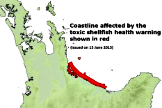 SunLive - Toxic shellfish warning area revised - The Bay's News First