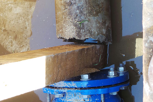 SunLive - Water main damaged on 3rd Ave - The Bay's News First