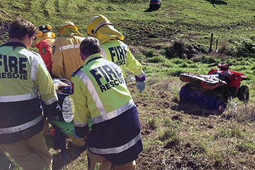 SunLive - Man injured in quad bike crash - The Bay's News First