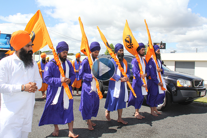 SunLive - Sikh Parade's colourful procession - The Bay's News First