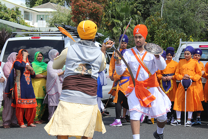 SunLive - Sikh Parade's colourful procession - The Bay's News First
