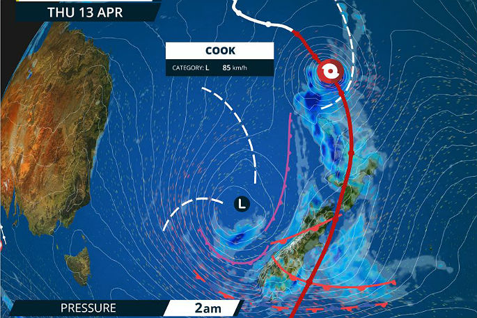 SunLive - The latest update on Cyclone Cook - The Bay's News First