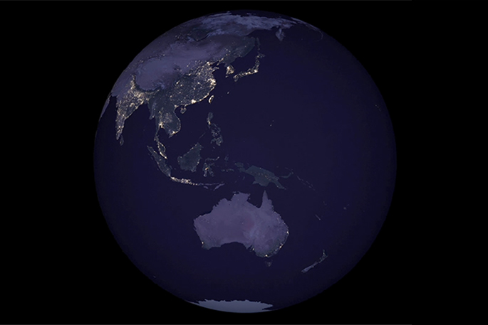 SunLive - Earth shines bright in new NASA map - The Bay's News First