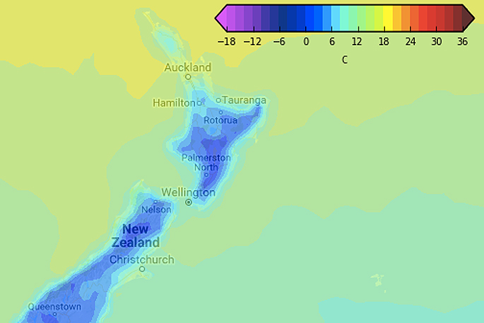 SunLive - Chilly weather to grip the country - The Bay's News First