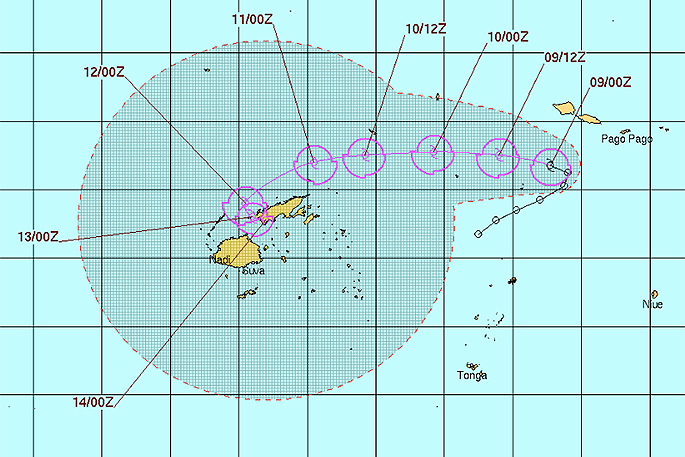 SunLive - New cyclone forms near Fiji - The Bay's News First
