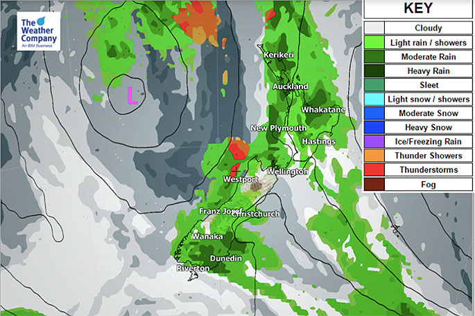 SunLive - Blustery winds as low unravels - The Bay's News First