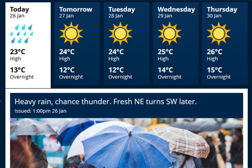 SunLive - Heavy falls for Eastern Bay - The Bay's News First