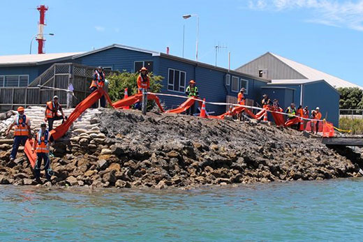 SunLive - Oil spill training exercise at port - The Bay's News First